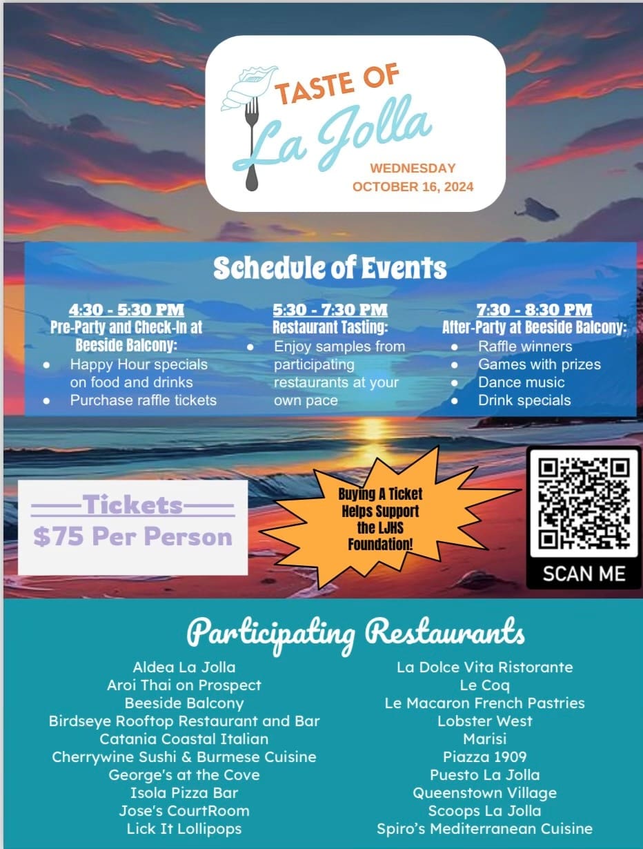 Taste of La Jolla is a Culinary Adventure for a Great Cause - La Jolla by the Sea