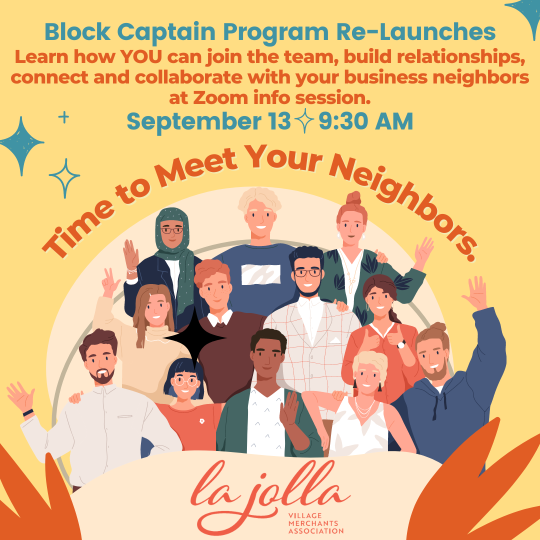 Captains Wanted - Get to Know Your Neighbors - La Jolla by the Sea